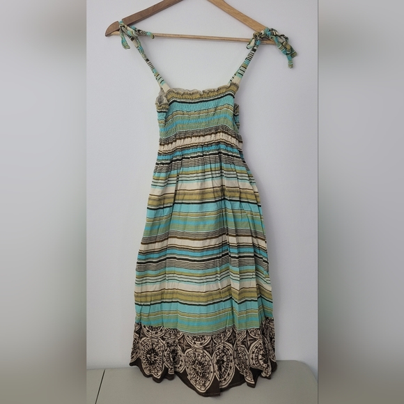 Mossimo Supply Co. | Dresses | Vintage Early 200s Mossimo L Striped Tie ...